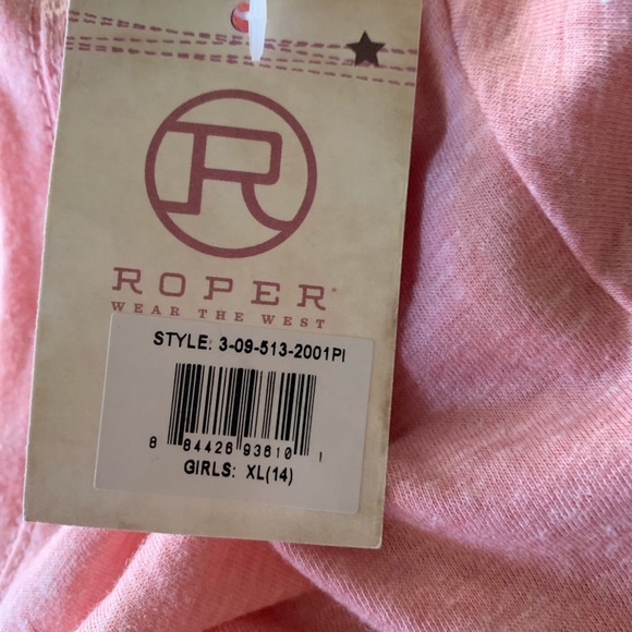 Roper | Shirts & Tops | New Girls Roper Wear Long Sleeve Tshirt | Poshmark
